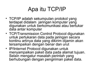 Awal keberadaan tcp | PPT
