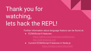 A walkthrough of JavaScript ES6 features | PPTX