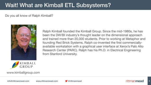 A Walk Through the Kimball ETL Subsystems with Oracle Data Integration ...