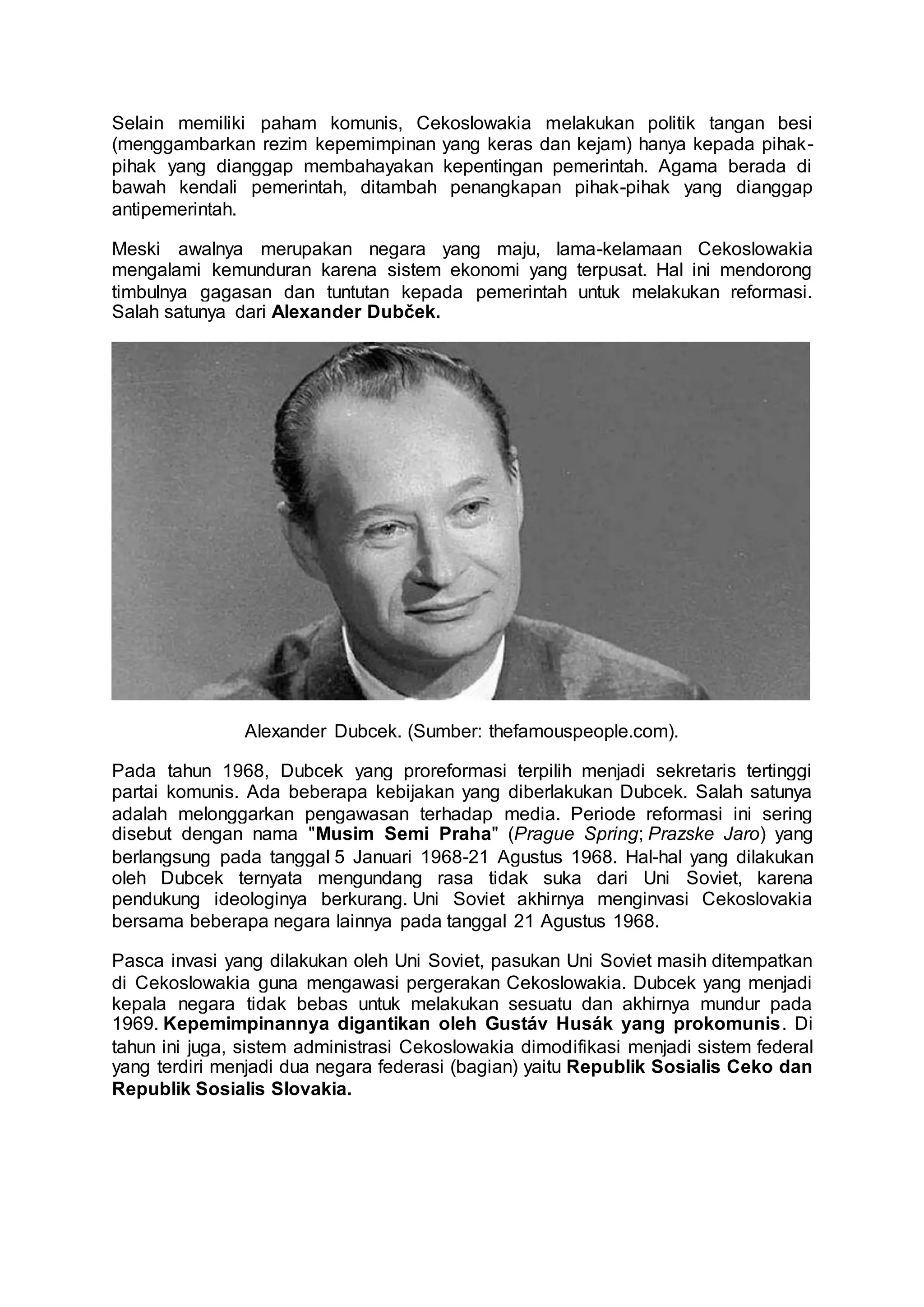 Awal mula republik cekoslowakia | DOCX