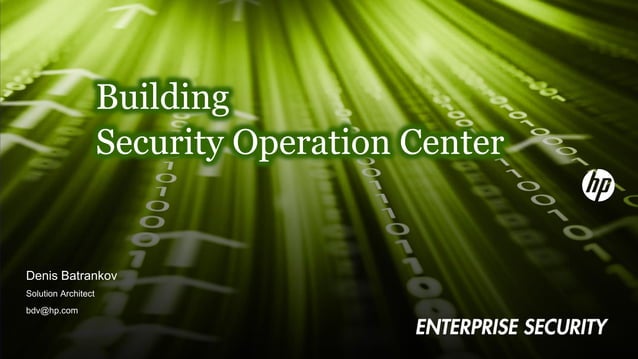 Building Security Operation Center | PDF
