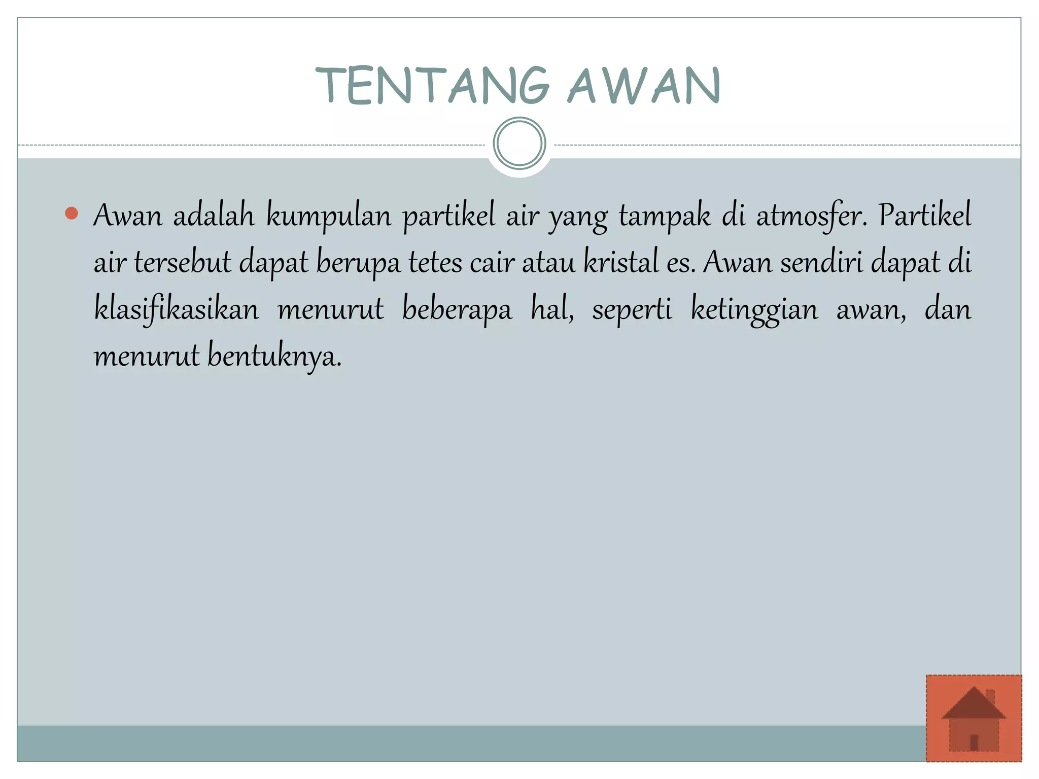 Materi Awan | PPTX