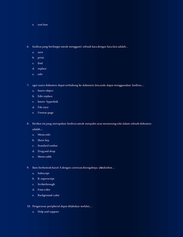 soal ukk tik sm 2 kelas x | PDF