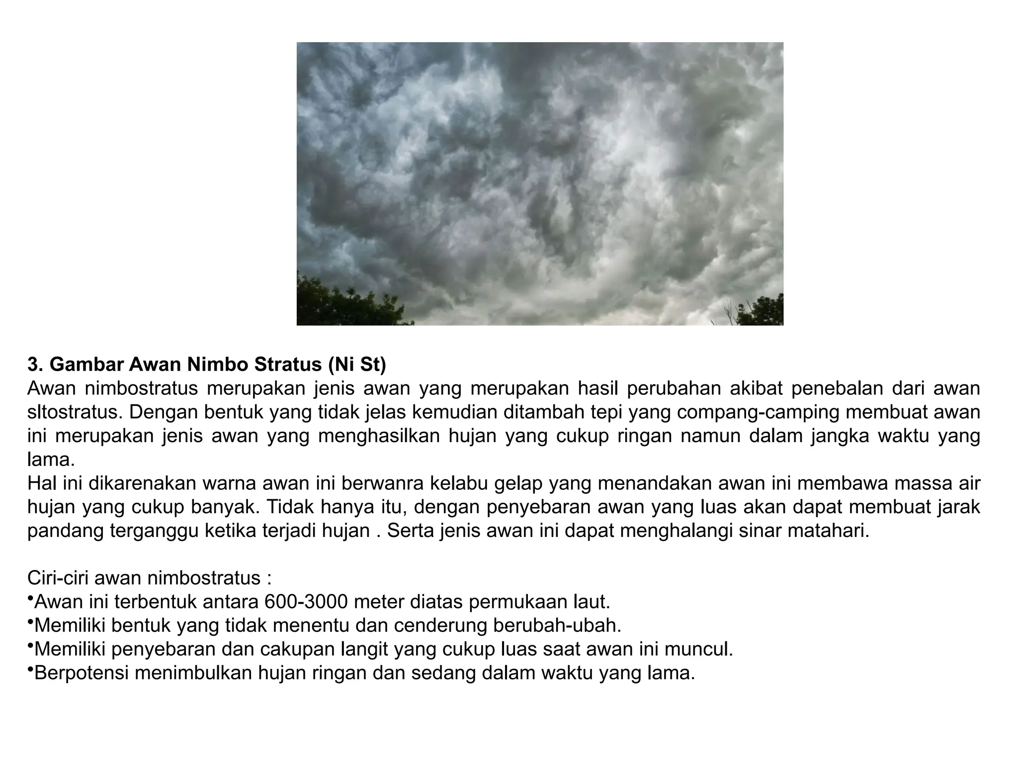 Macam-macam jenis Awan dan penjelasannya | PPTX