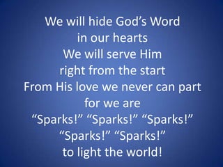 Lyrics for AWANA songs! | PPTX | Christianity | Religion & Spirituality