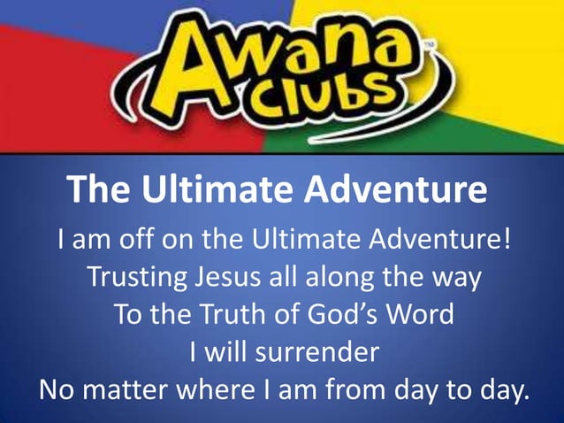 Lyrics for AWANA songs! | PPTX | Christianity | Religion & Spirituality