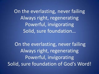 Lyrics for AWANA songs! | PPTX
