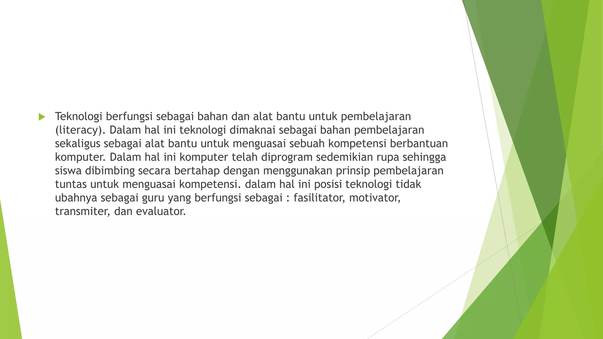 PENGERTIAN, FUNGSI, PERALATAN, KELEBIHAN DAN KELEMAHAN Teknologi ...