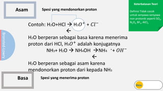 Teori Asam Basa | PPTX
