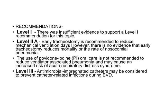 Dr Awaneesh Katiyar-Brain Trauma Foundation 4 - copy | PPTX