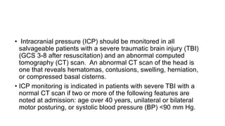 Dr Awaneesh Katiyar-Brain Trauma Foundation 4 - copy | PPTX