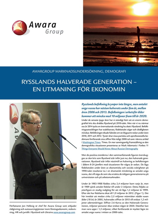 Rysslands Halverade Generation – En Utmaning för Ekonomin | PDF