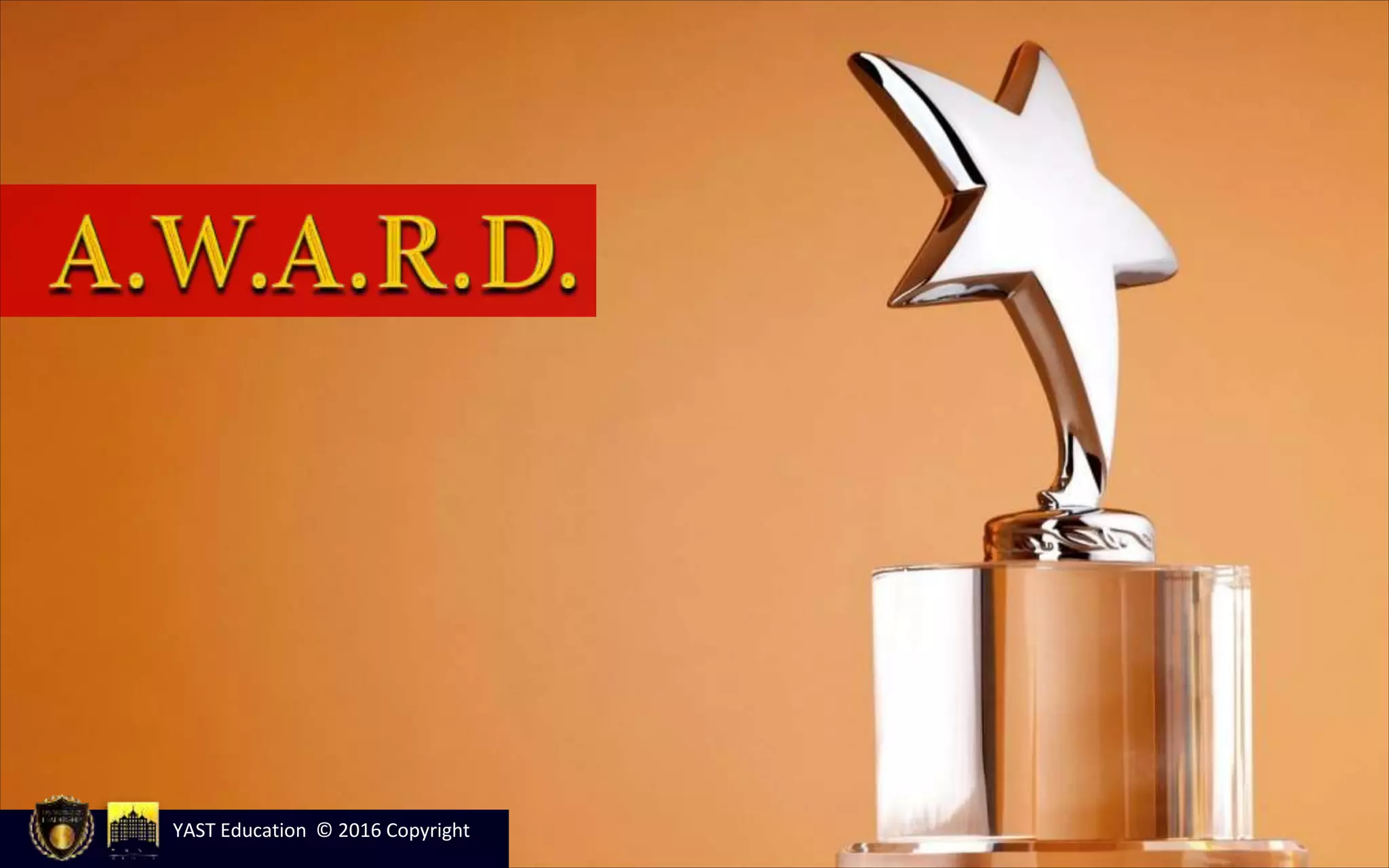 The Meaning of Award | PPTX