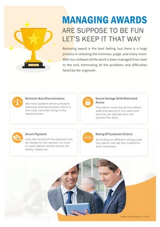 Award Management System - MYEXPOPRO | PDF