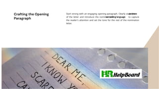 award-nomination-letter-example ,Nomination Letter Example | PPTX