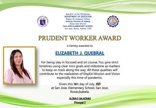 Award-Recognition-for-teachers.pptx | Professional School ...