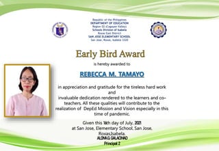 Award-Recognition-for-teachers.pptx | Professional School ...