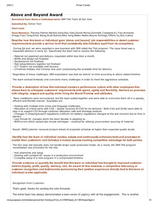 Award - Dream Team | PDF