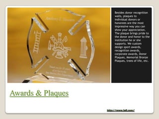 Award plaques | PPT