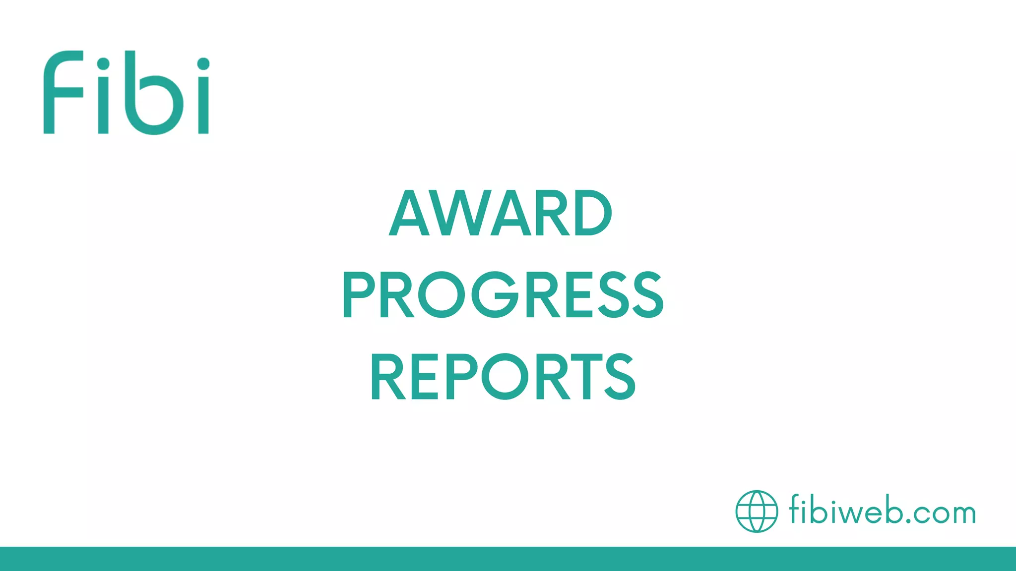 AWARD PROGRESS REPORTS.pdf | Technology & Computing