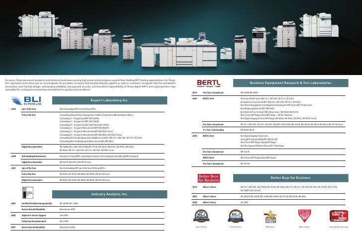 SHARP Awards Brochure