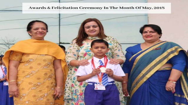 Awards & Felicitation Ceremony In The Month Of May, 2018 | PPT