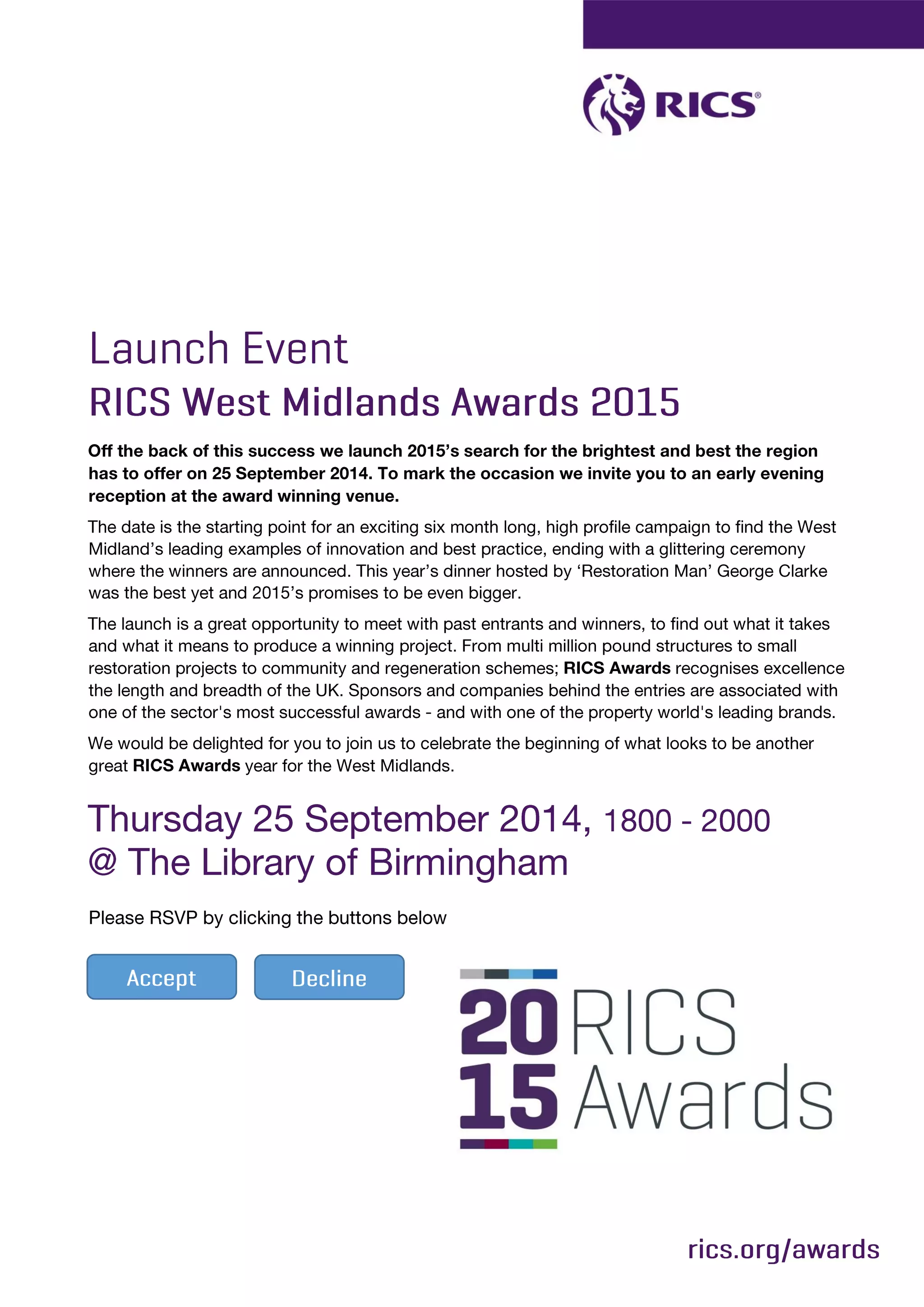 Awards launch | PDF