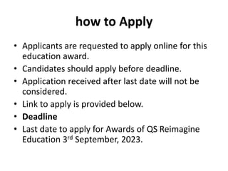 Awards of QS Reimagine Education 2023.pptx