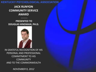 2012 Annual Awards Ceremony | PPTX