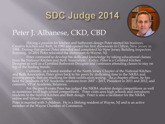 2014 NKBA Student Design Awards presentation | PPTX