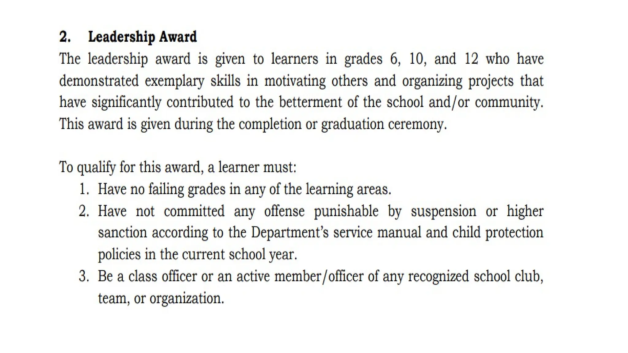 JHS & SHS Awards & Recognition Orientation | PPTX