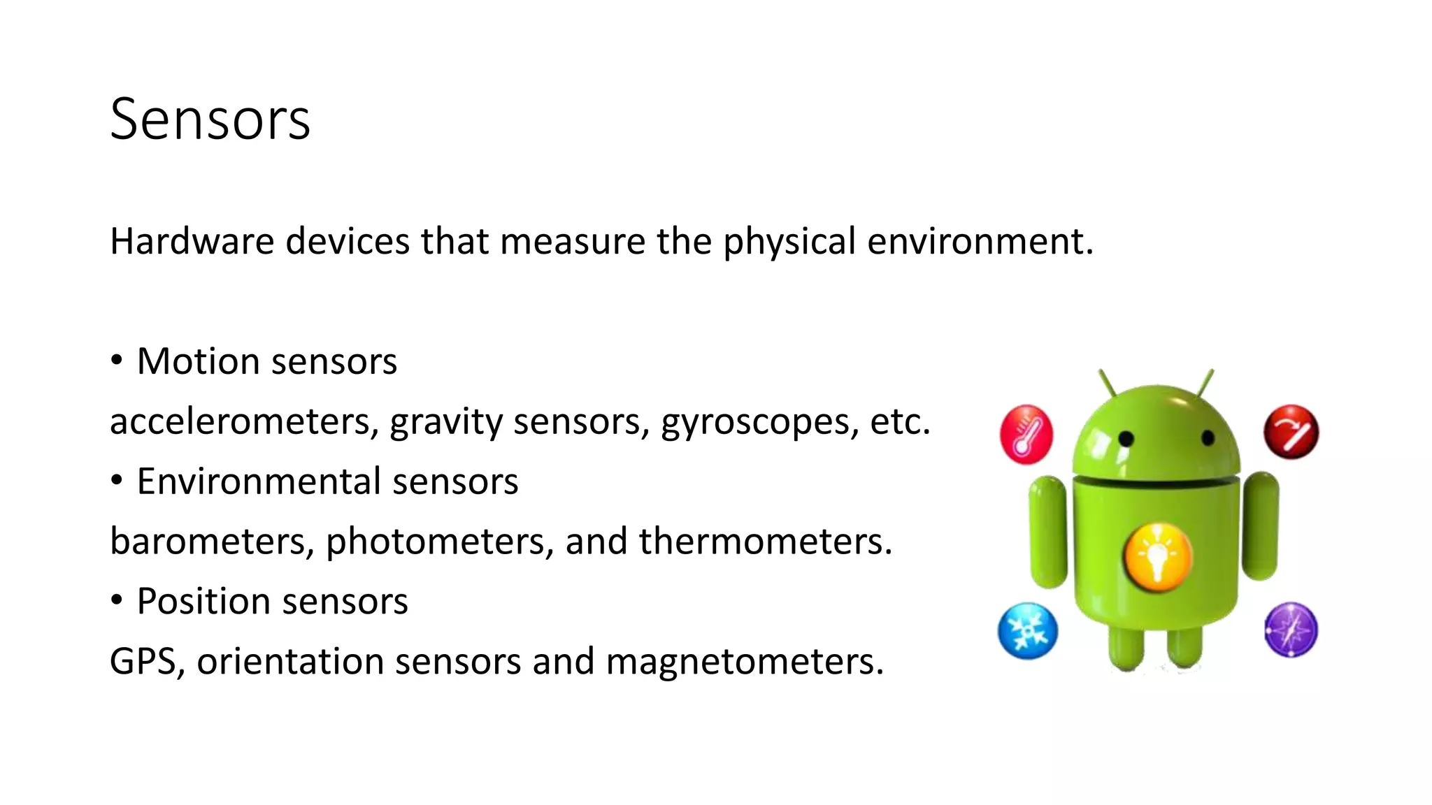 Android Sensor And Framework Aware Pptx Operating Systems