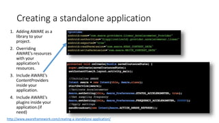 Android Sensor and Framework - AWARE | PPTX