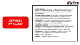 Aware Demo Guide For Cyber Security program | PPTX