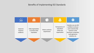 Awareness training on ISO 10004 by Maxicert | PPTX
