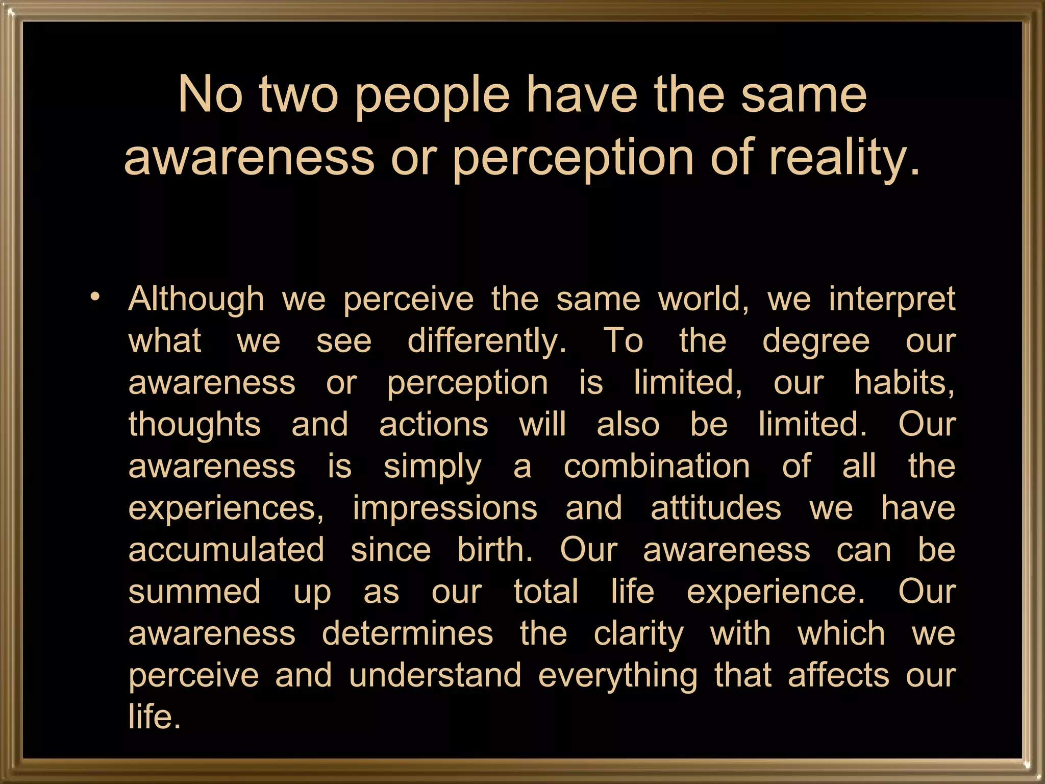 Awareness | PPT