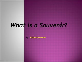 Define souvenir store