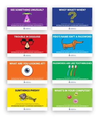 10 Clever Cybersecurity Awareness Posters | PDF