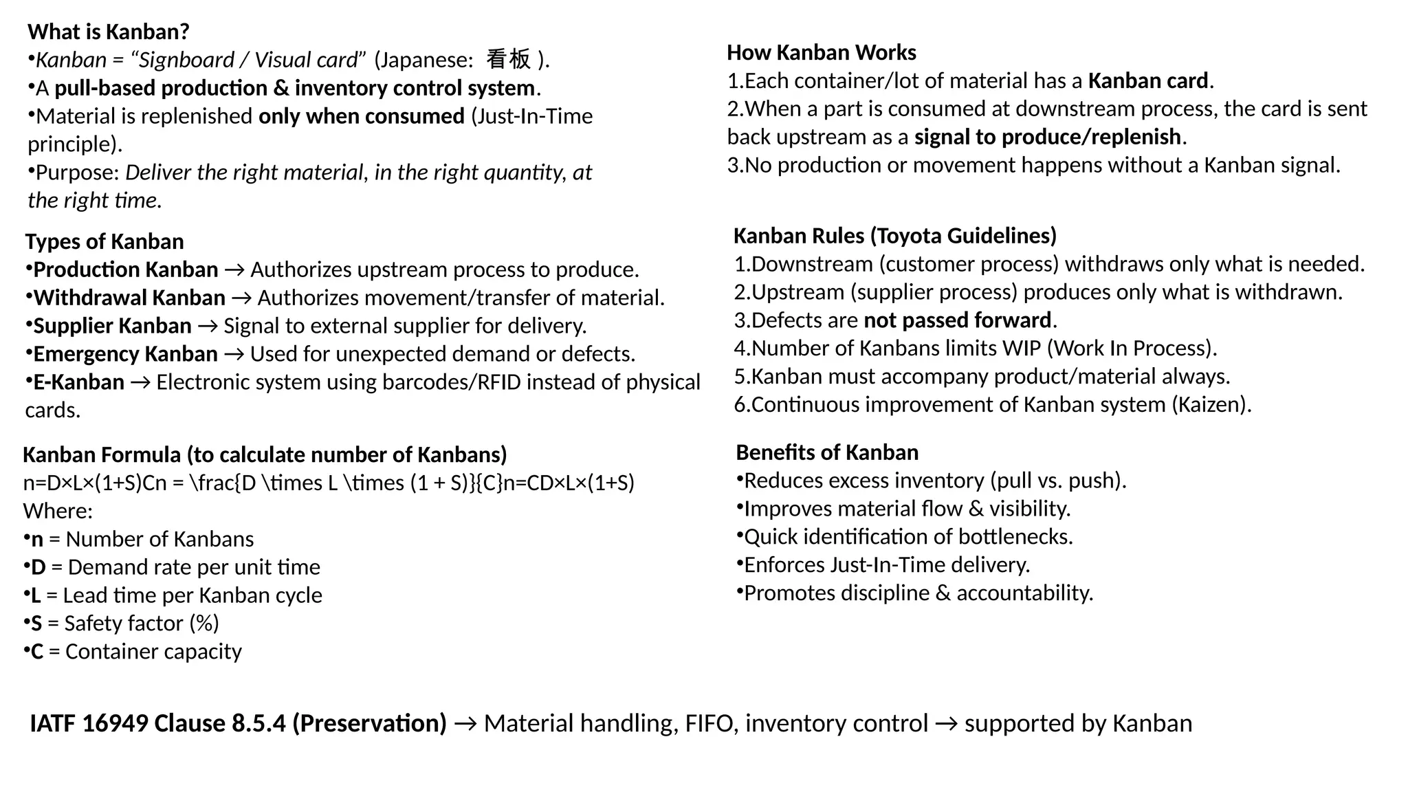 Awareness - TPM - Lean - Kanban for quality concecpt | PPTX