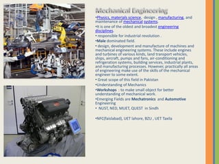 Awareness about engineering fields | PPT