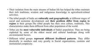 Awareness about tribal development schemes | PPTX