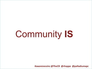 Community Maturity Model with Rachel Happe | PPTX