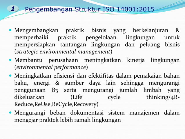 ISO 14001 2015 EMS - Awareness | PDF