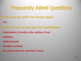 Awareness for dengue | PPT