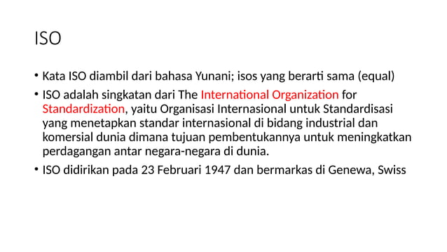 AWARENESS ISO 9001 AWARENESSsss ISO 9001 | PPTX