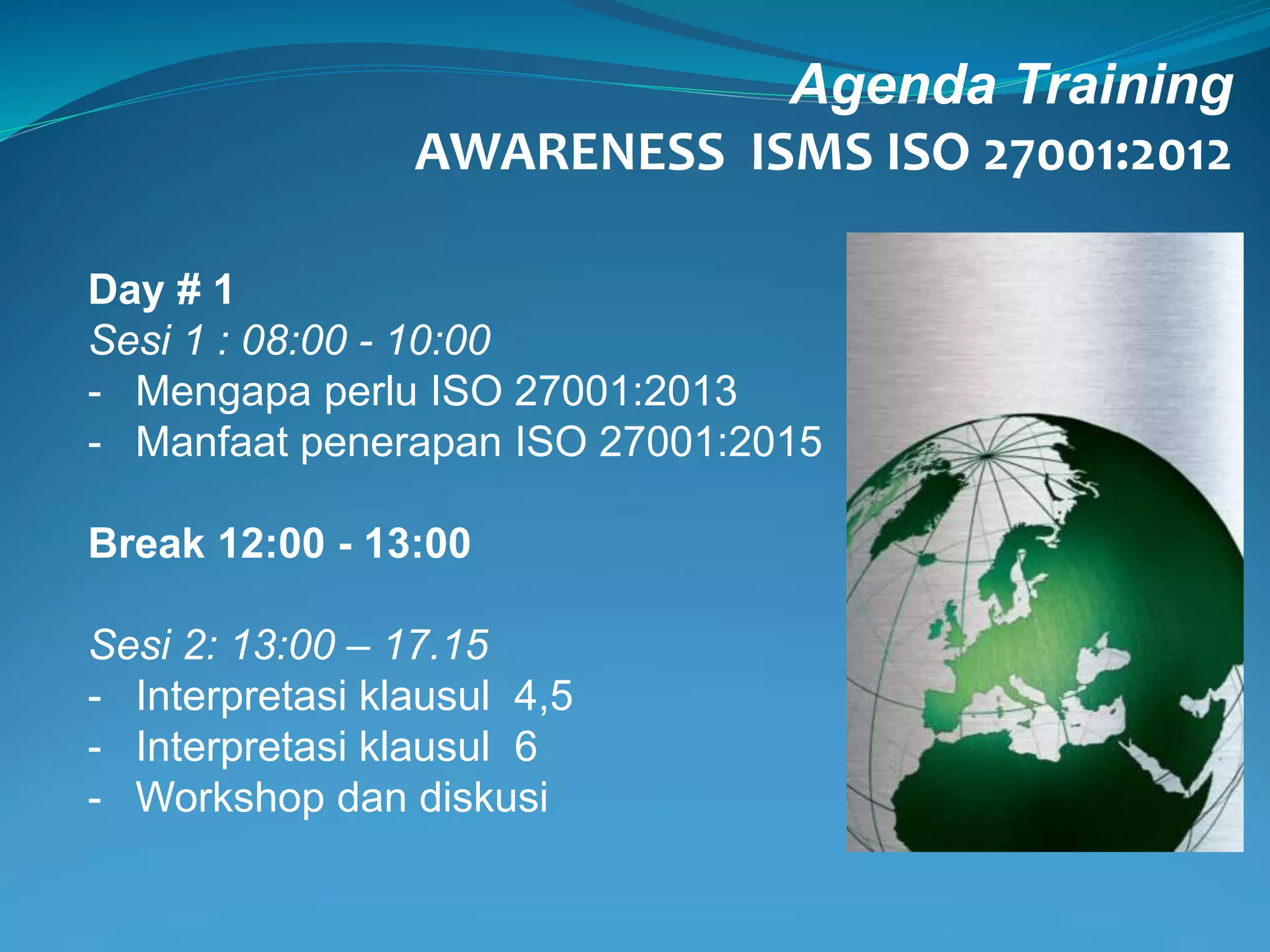 Awareness ISMS ISO 27001:2013 | PPT