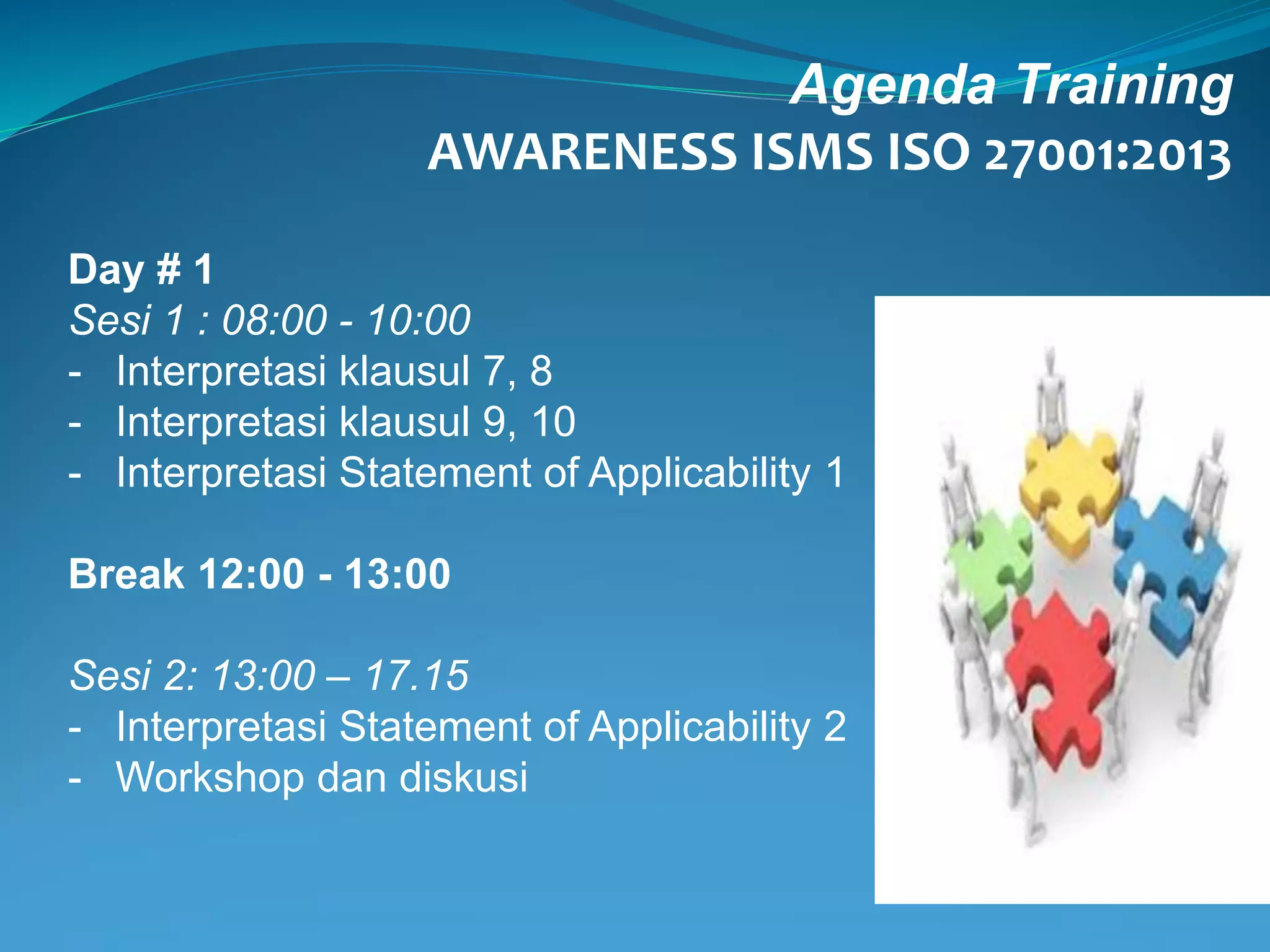 Awareness ISMS ISO 27001:2013 | PPT