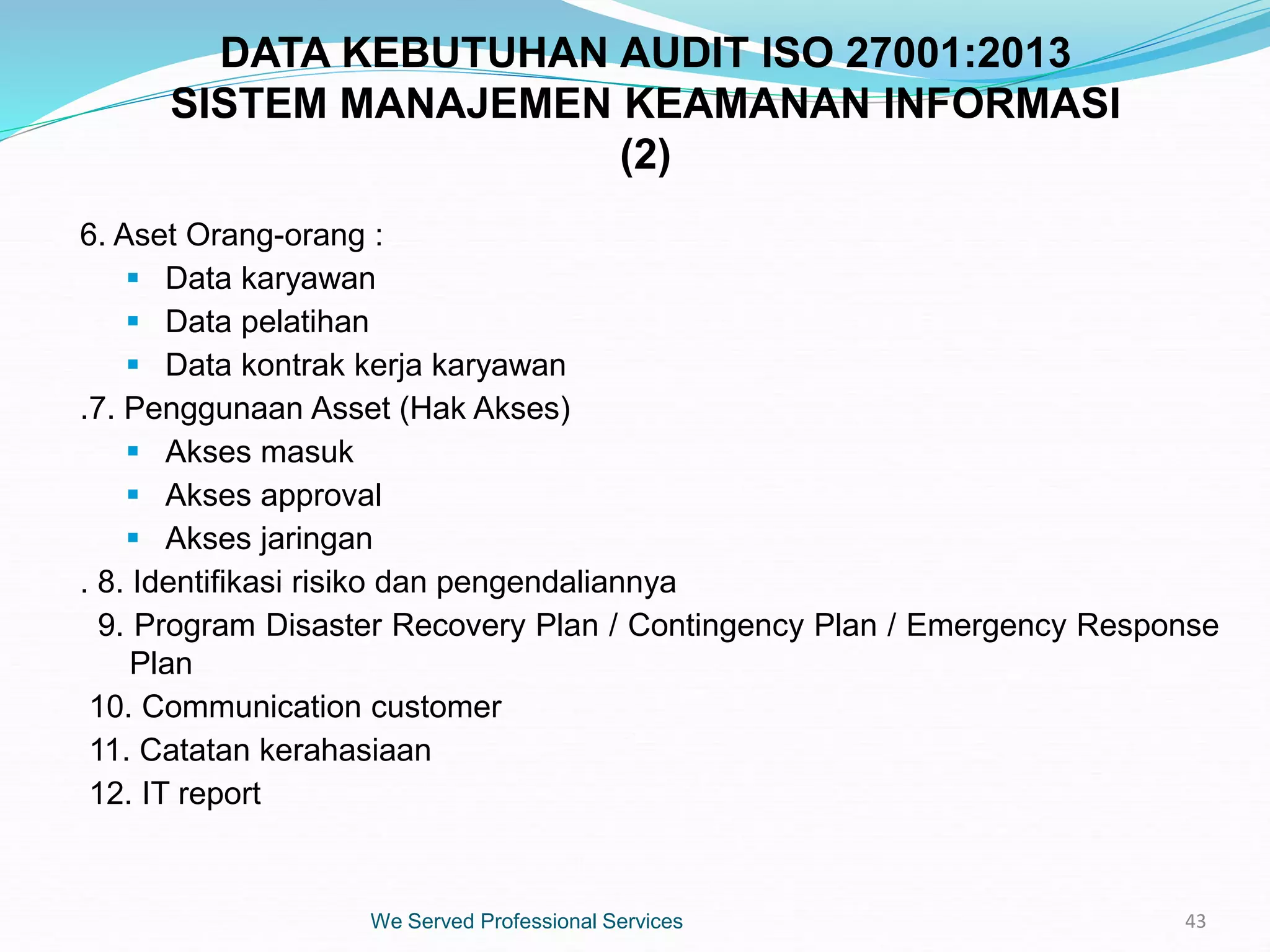 Awareness ISMS ISO 27001:2013 | PPT