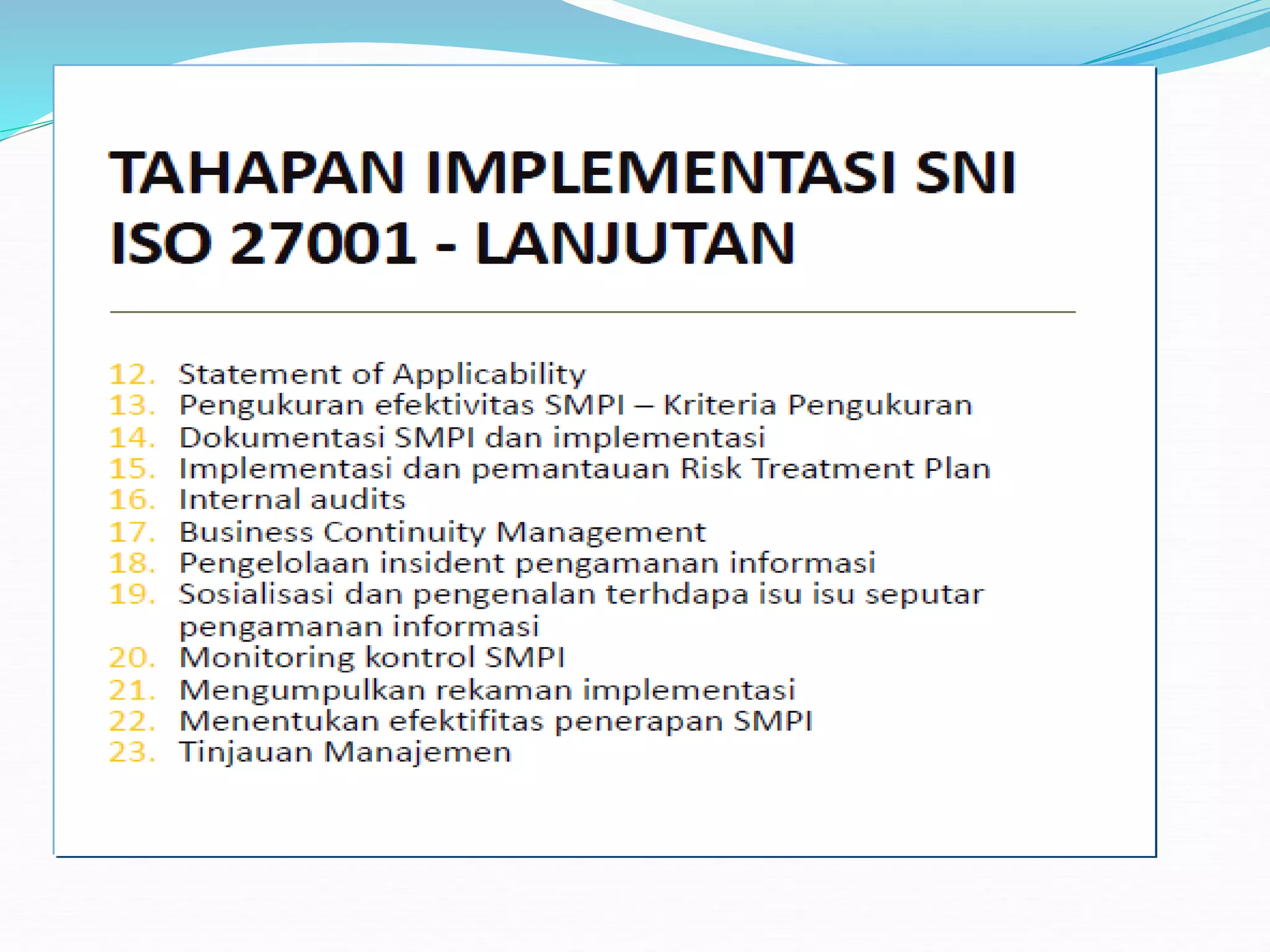 Awareness ISMS ISO 27001:2013 | PPT