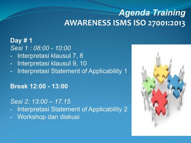 Awareness ISMS ISO 27001:2013 | PPT